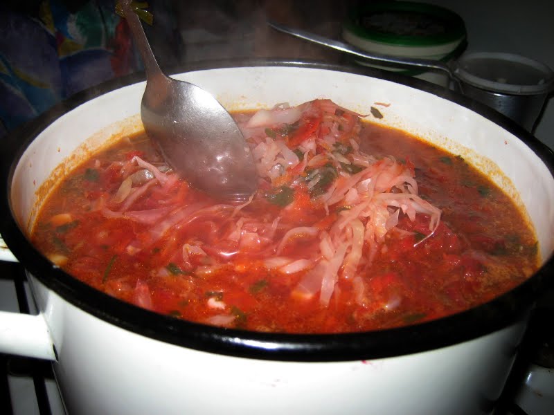 Living Rootless: Rustavi: Nino Makes Borshi