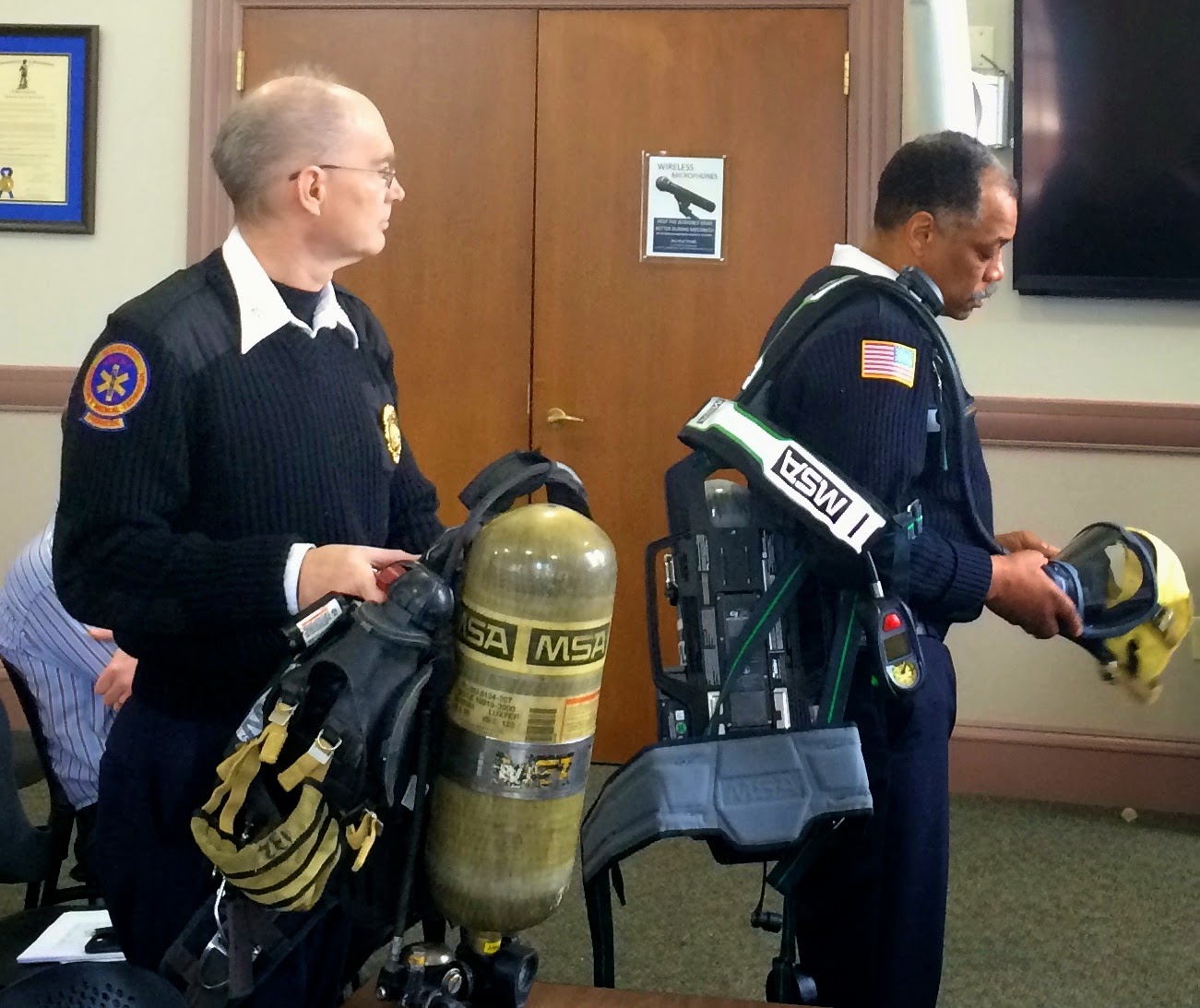 Only in The Republic of Amherst: Fire Station Follow Through