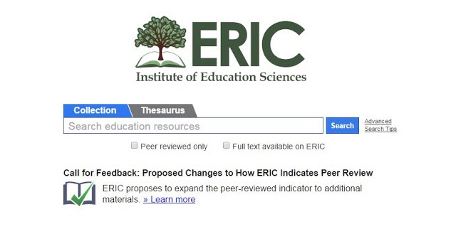 Με Χαρά: ERIC: Η ΜΕΓΑΛΥΤΕΡΗ ONLINE ΒΙΒΛΙΟΘΗΚΗ ΣΤΟΝ ΚΟΣΜΟ ΓΙΑ ΘΕΜΑΤΑ ...