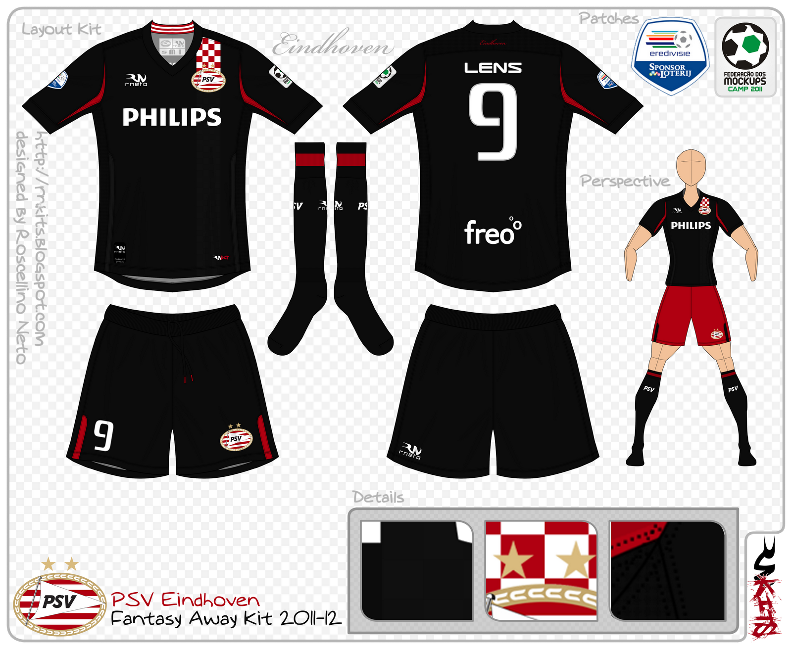 Campeonato de Mockups Camisetas de Futebol: Coleção 08 - PSV Eindhoven ...