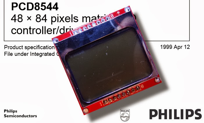 Só mais um Carneiro...: LCD Nokia 5110 com Arduino #sucesso