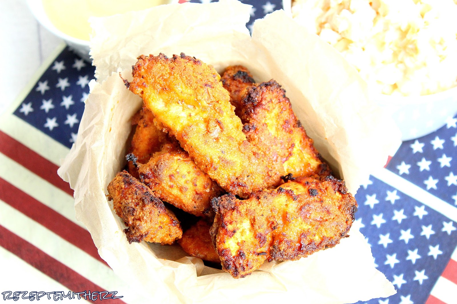 chicken crispys,kfc chicken,thermomix rezept