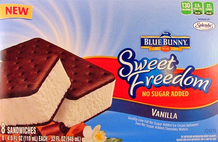 On Second Scoop: Ice Cream Reviews: Blue Bunny Sweet Freedom Vanilla ...