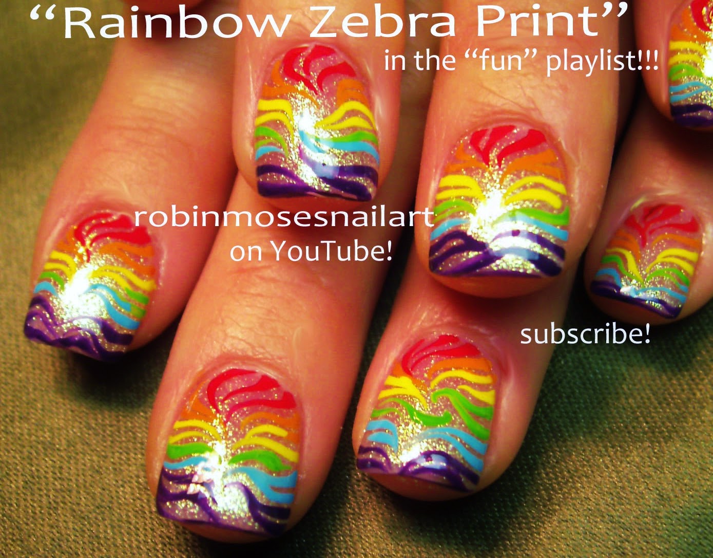 Nail Art by Robin Moses: "rainbow nails" "rainbow nail art" "nail art ...