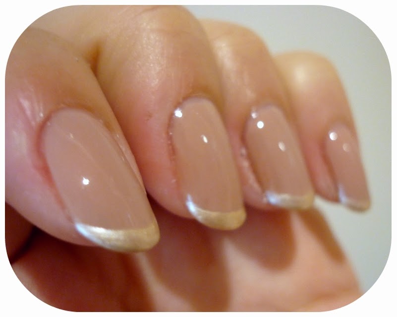 TUTORIAL: French Manicure with Metallic Tips #56979 | youareyoungdarling