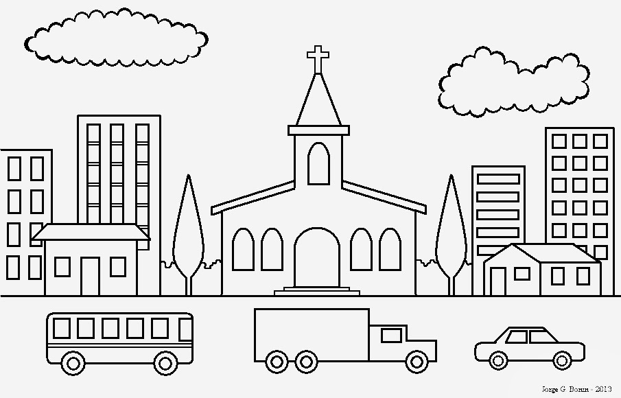 Arte no Paint: Desenho para colorir: Uma cidade😏 Descubra a emoção das ... Arte no Paint: Desenho para colorir: Uma cidade😏 Descubra a emoção das ...