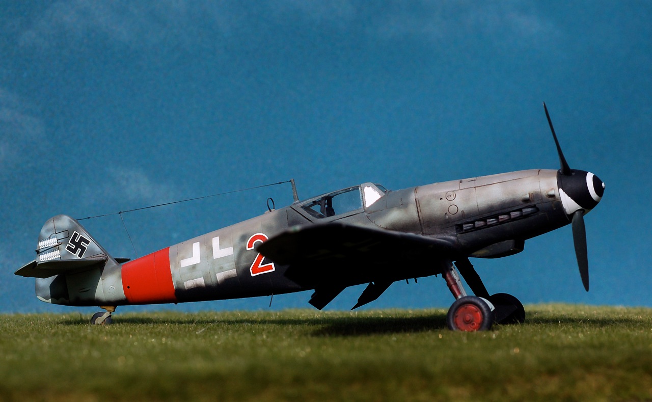 FalkeEins - the Luftwaffe blog: "Red 2" Bf 109 G-6/AS wilde Sau ace ...