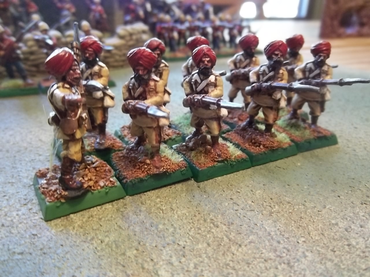 Stepman3 Wargaming: More shots Of Colonial Brits...28mm