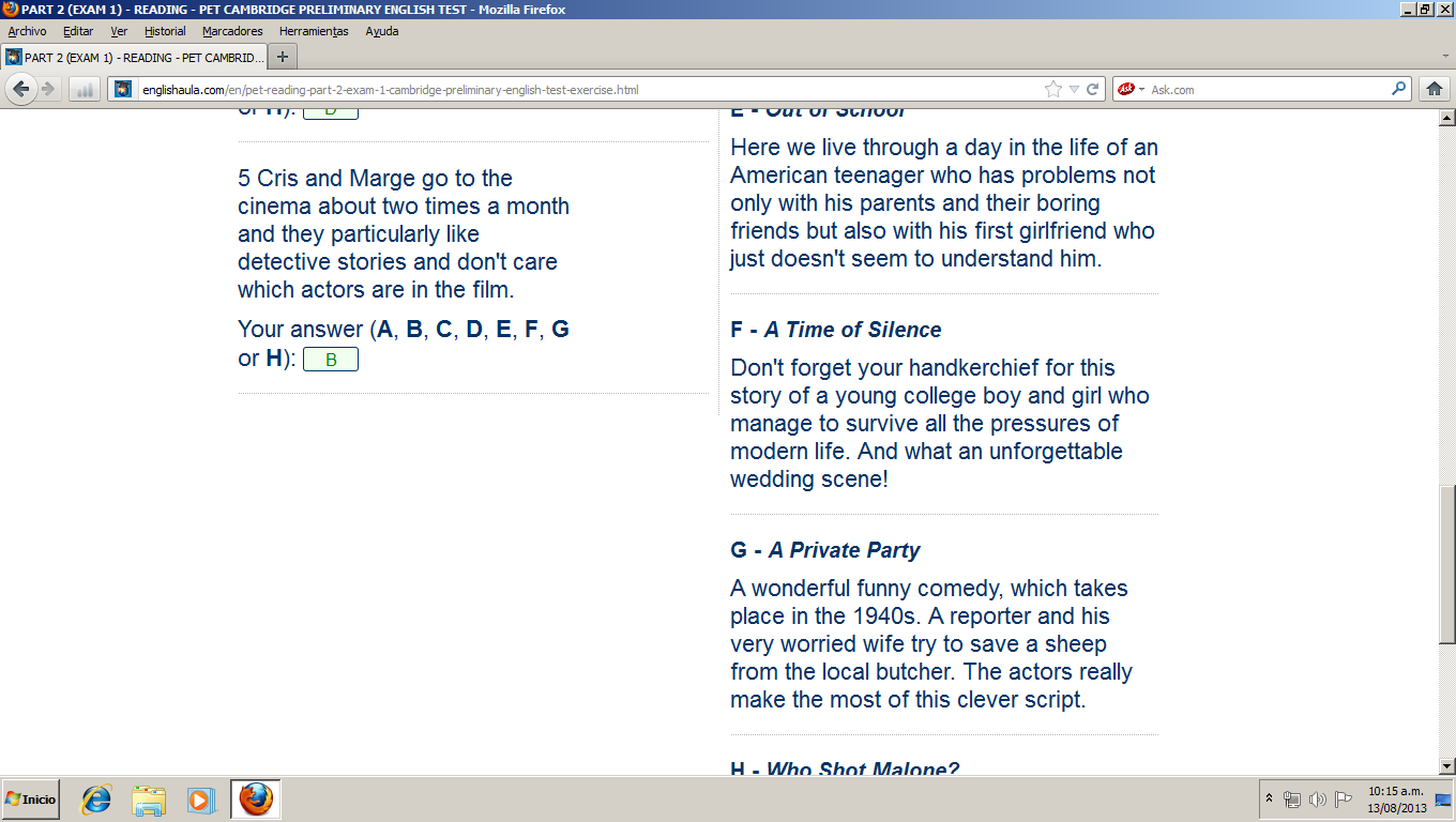 Digital Folder: Pet Reading - Part 2 : http://englishaula.com/en/pet ...