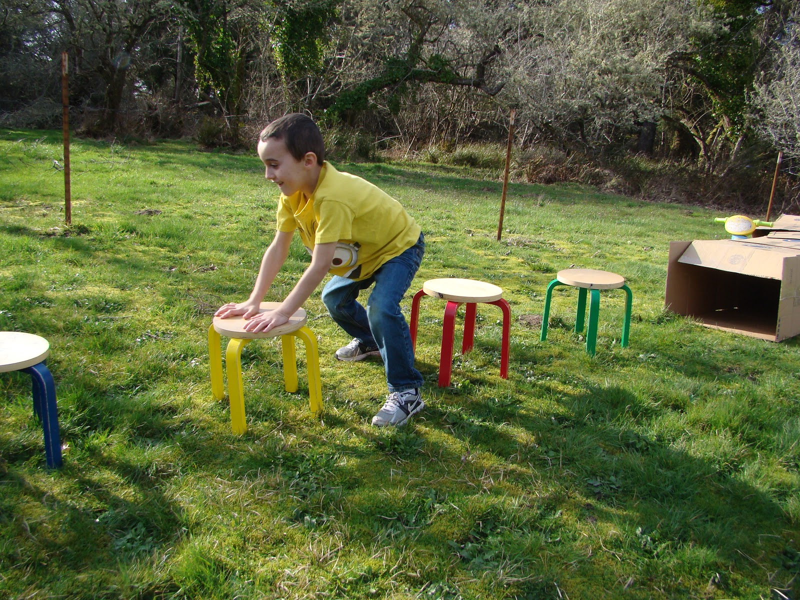 The Ovard Family: Homemade Obstacle Course