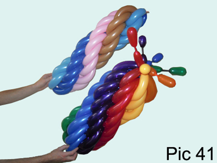Balloon animals twisting instructions: How to make balloon column