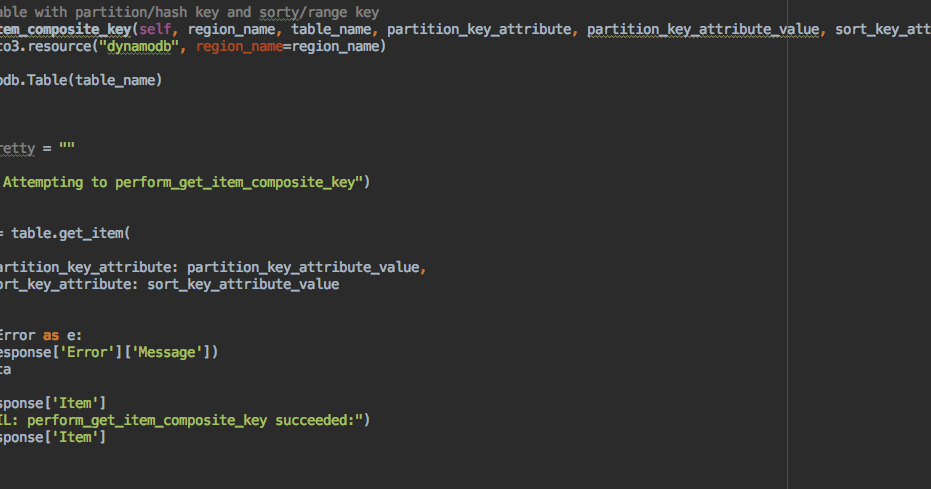 Almirs Corner Blog Getting Dynamodb Item By Partition And Sort Key Using Python