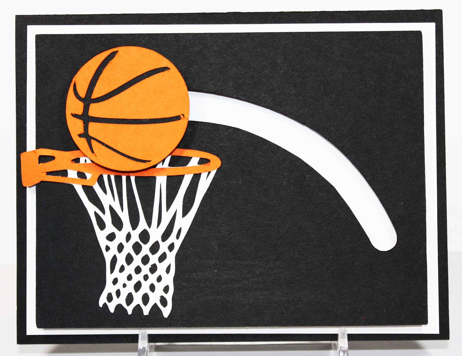 Simply Pam: Episode 125: Basketball Spinner Card