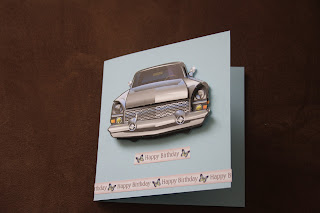 Caroline Makes....: Car birthday card for a male friend