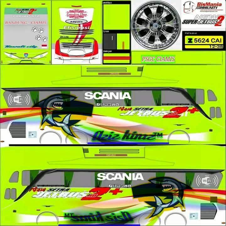 Berbagai Livery Bus Simulator Indonesia Part 6 | Download Livery BUSSID Mod