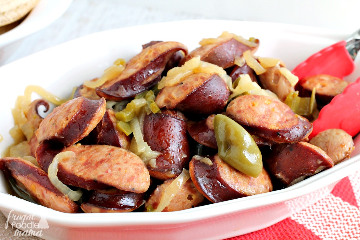 Frugal Foodie Mama: Slow Cooker Jalapeno & Beer Cheddarwurst Sandwiches