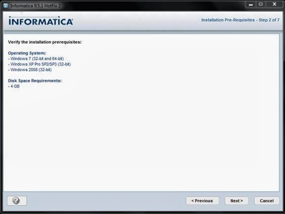 informatica 9.5 1 client installation steps