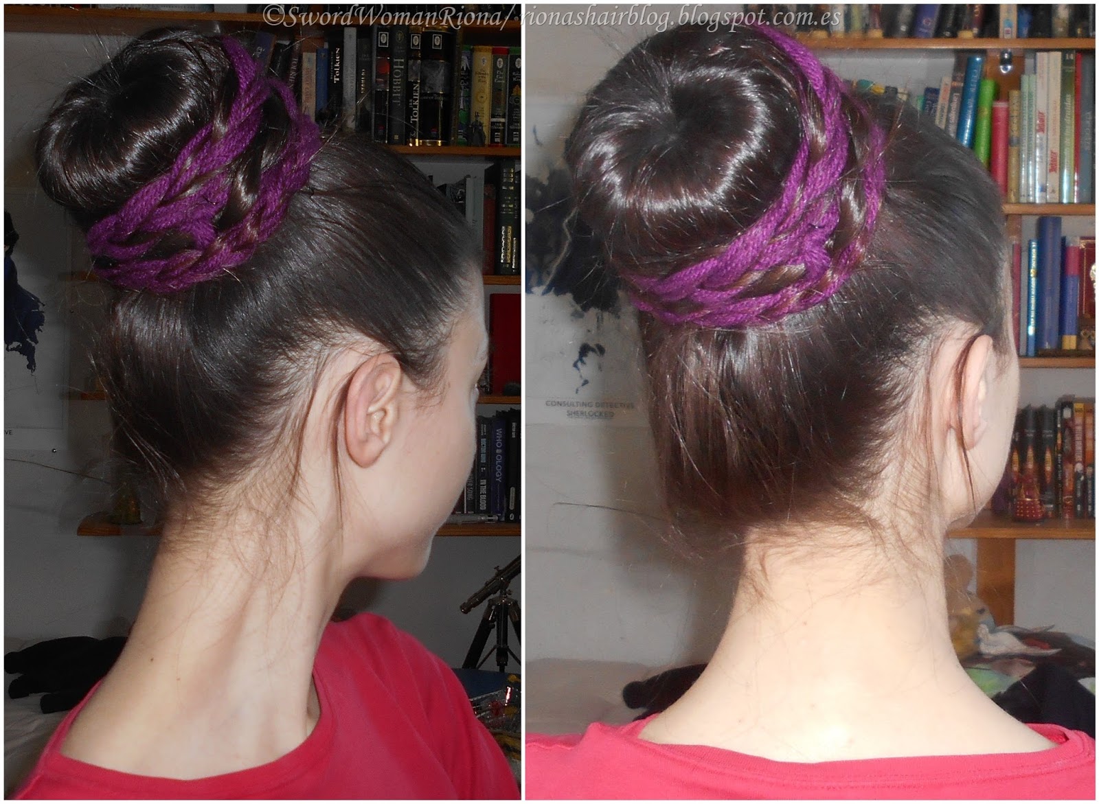 A Sword-woman's Natural Hair blog: Hairstyles - Top knot donut buns
