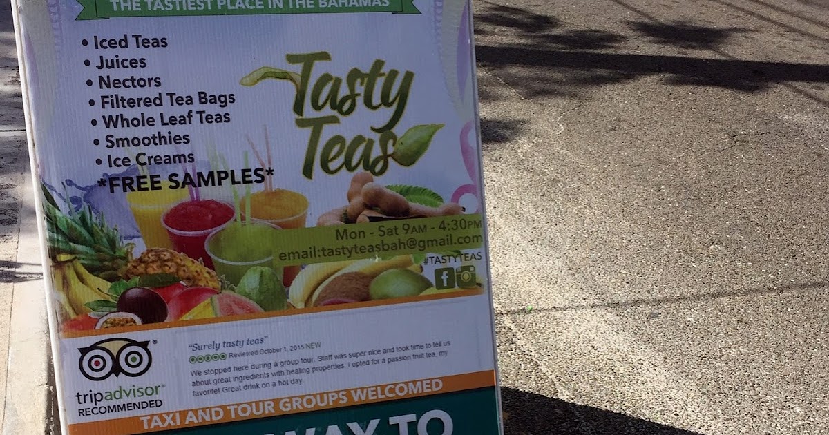 Rosemary's Sampler: Tasty Teas, Nassau, Bahamas