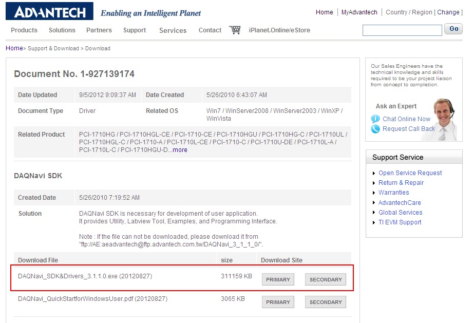 MyAutomation: How to find and install the Advnatech DAQNavi Driver