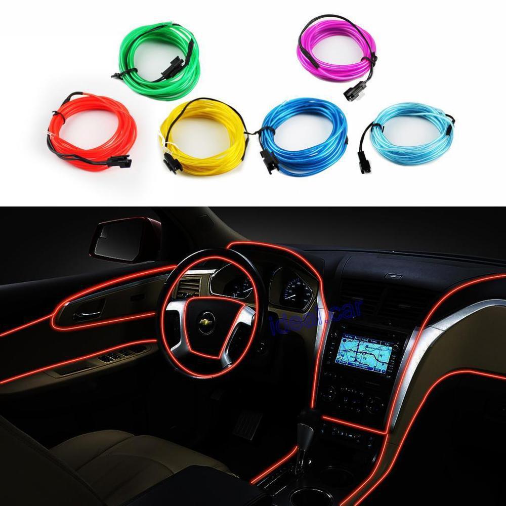 El wire (fir electroluminescent flexibil) tuning interior auto si ...