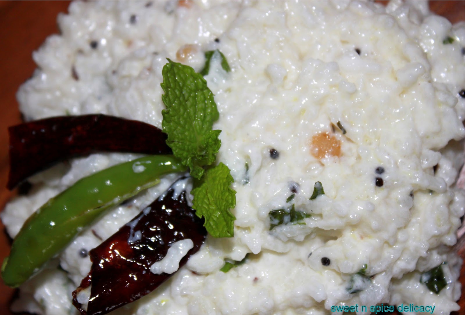 sweet n spice delicacy: Curd Rice