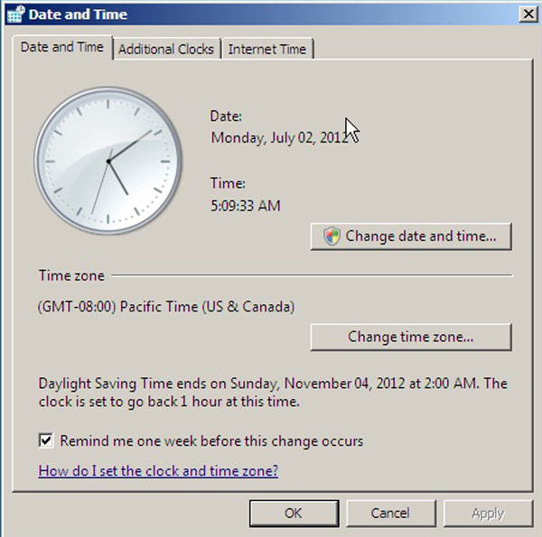 computer tutorial: Localize Time Zone