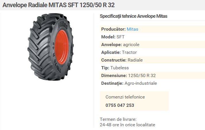 Naiv prin România: Anvelope agroindustriale. Cine mai dorește? (P)