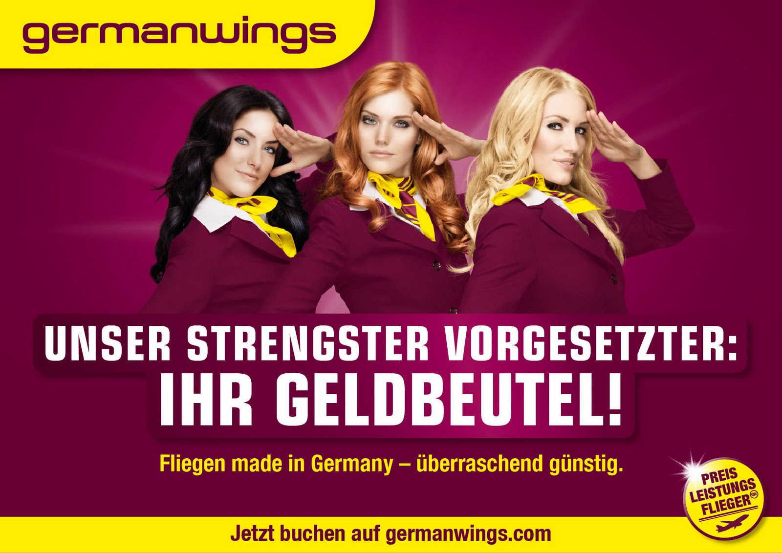Germanwings Flugbegleiterin Advertisment ~ World Stewardess