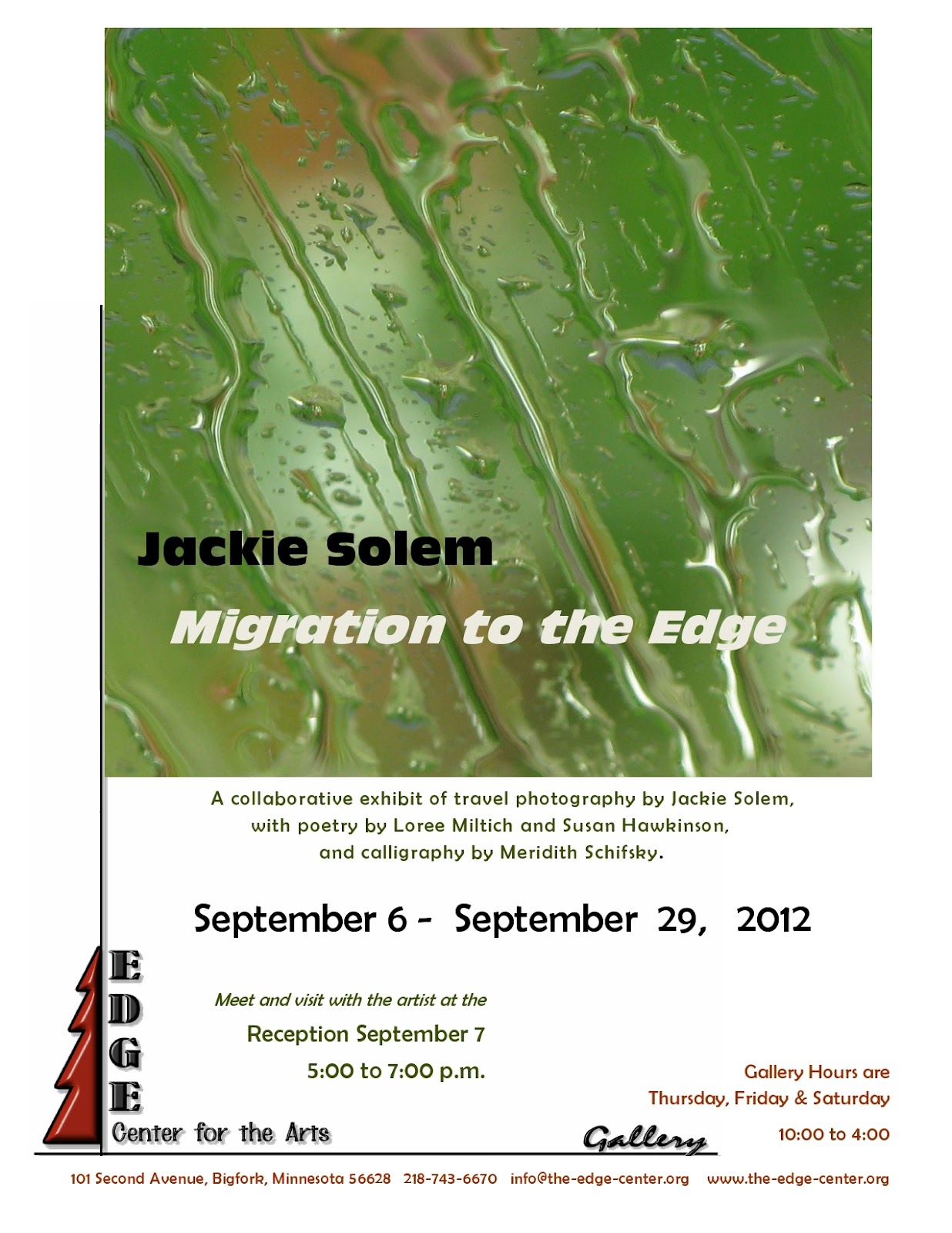 Edge Center for the Arts: Migration: Inspirations from Poetry ...