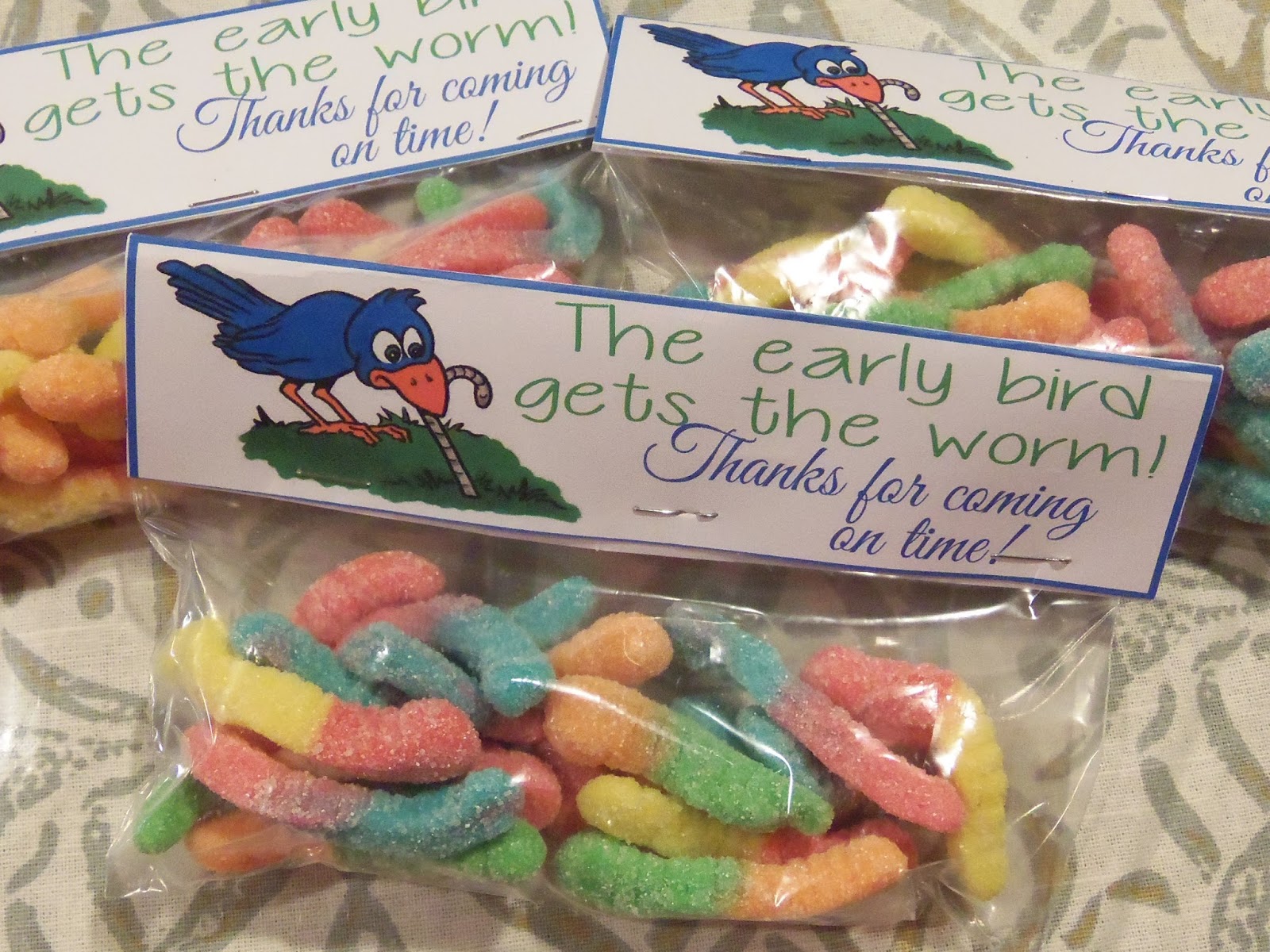 HollysHome Family Life: The Early Bird Gets The Worm - a gummy worm ...