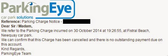 Parking Prankster: ParkingEye issue scam parking charge at Fistral Beach