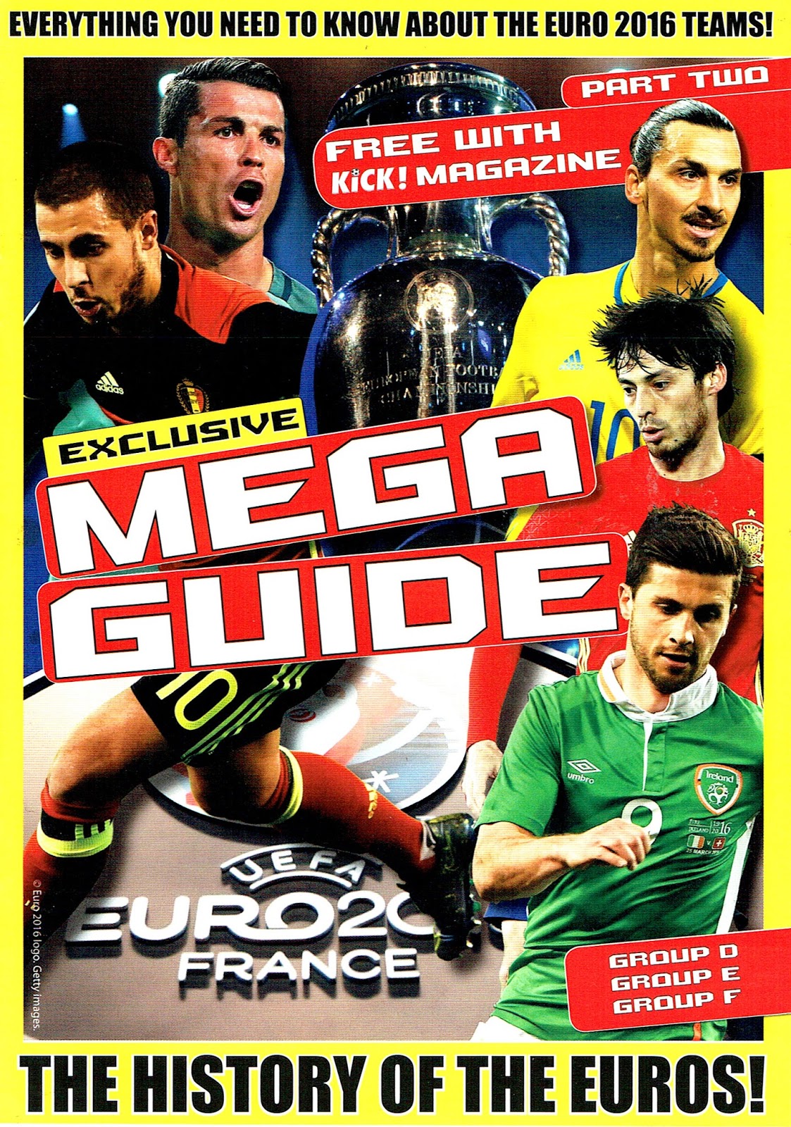 Football Cartophilic Info Exchange: Kick! magazine - Euro 2016 Sticker ...