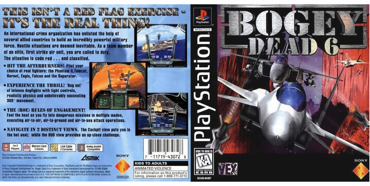 0 to Z of Playstation 1 - Bogey Dead 6