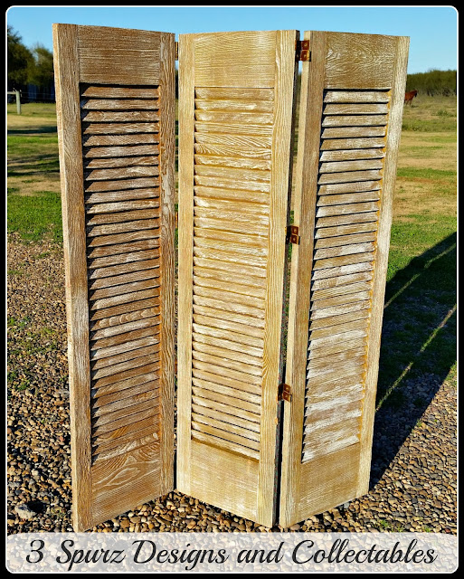 3 Spurz DandC Repurposed /Refurbished Creations!!: 3 Panel room divider