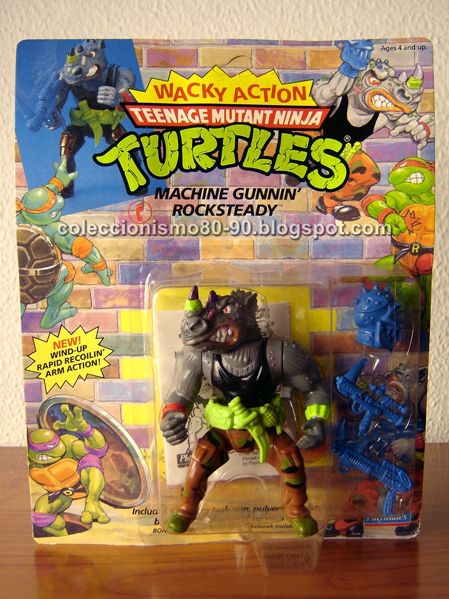 Coleccionismo 80-90: TORTUGAS NINJA: BEBOP Y ROCKSTEADY WACKY ACTION ...
