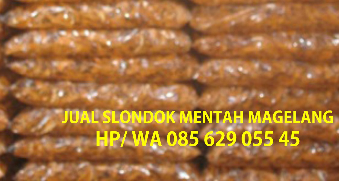 Slondok | Slondok Magelang | Slondok Pedas | Slondok Mentah Magelang ...