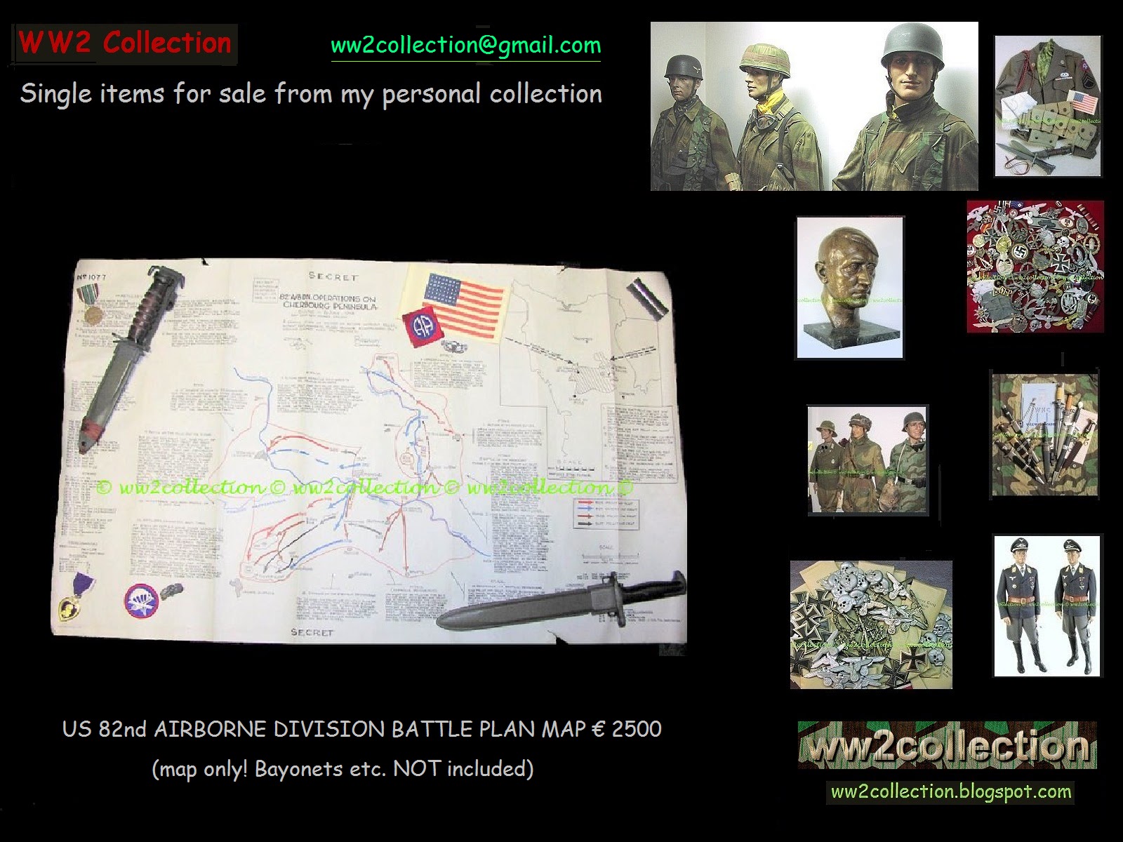 WW2 Collection Price List of my Private Collection Liquidation: WW2 US ...