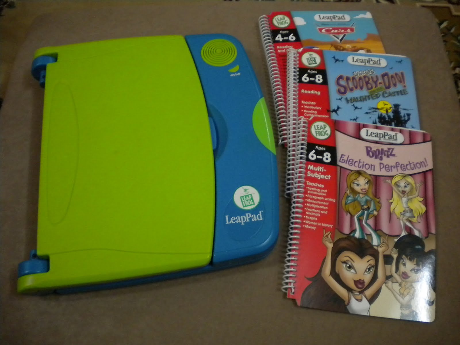 MaMa shop PaPa drop: LEAP PAD LEARNING SYSTEM BLUE (SET D) *CLEARANCE SALE*