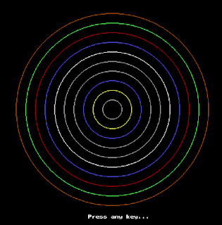 cgraphics: C Program for creating animated circles
