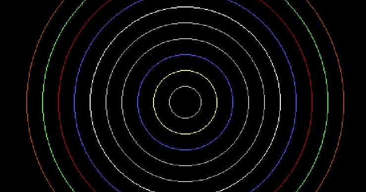 cgraphics: C Program for creating animated circles