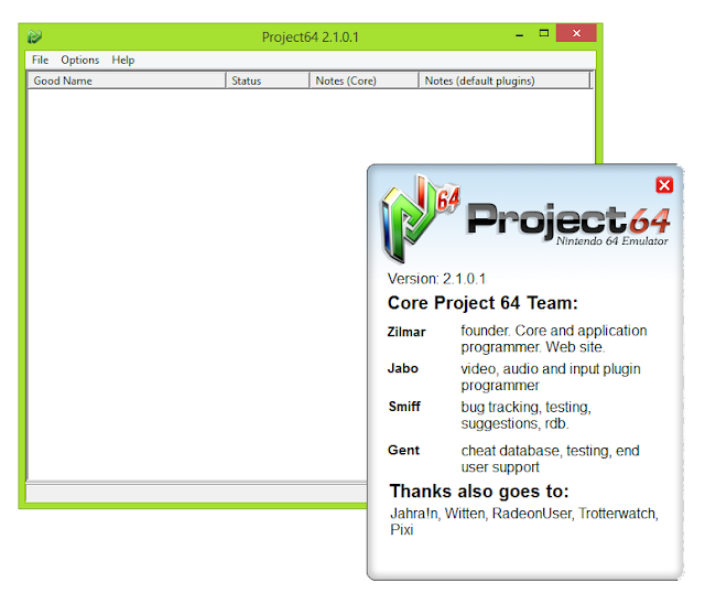 Project64 - Emulatore Nintendo 64 per PC Windows