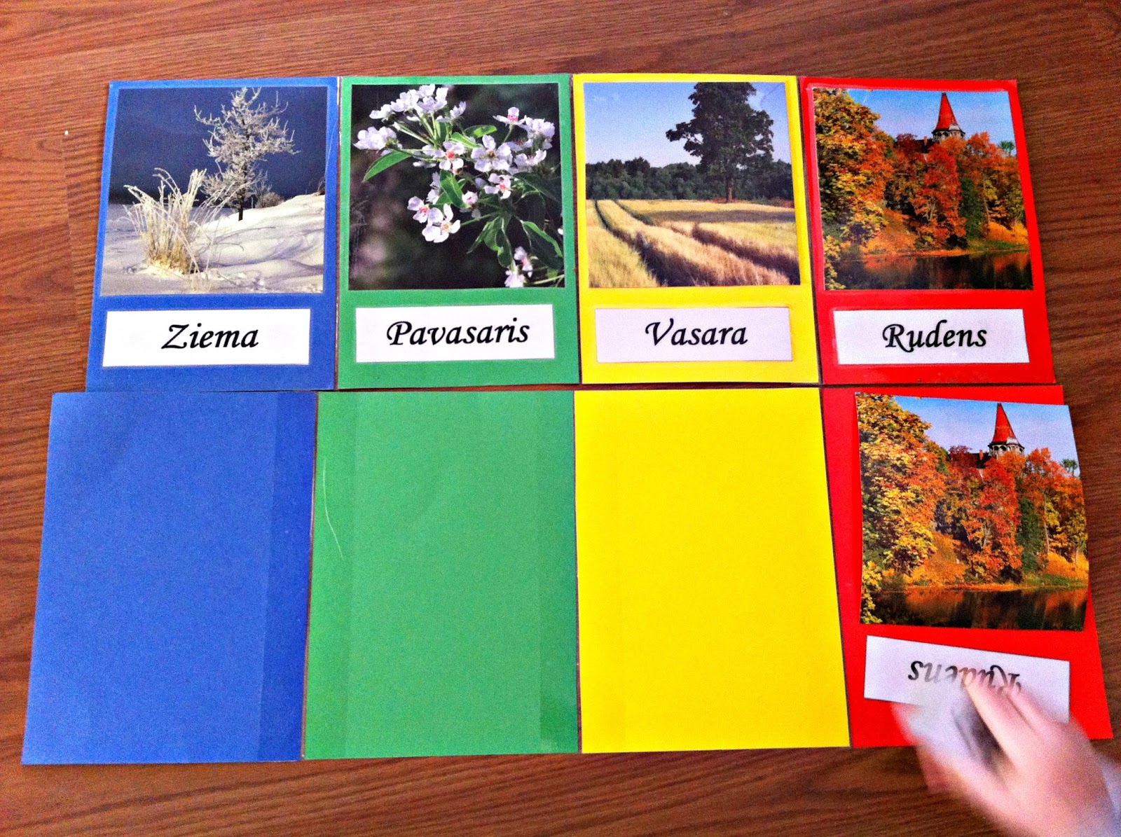 Krūmiņu dienas: Krāsainie gadalaiki