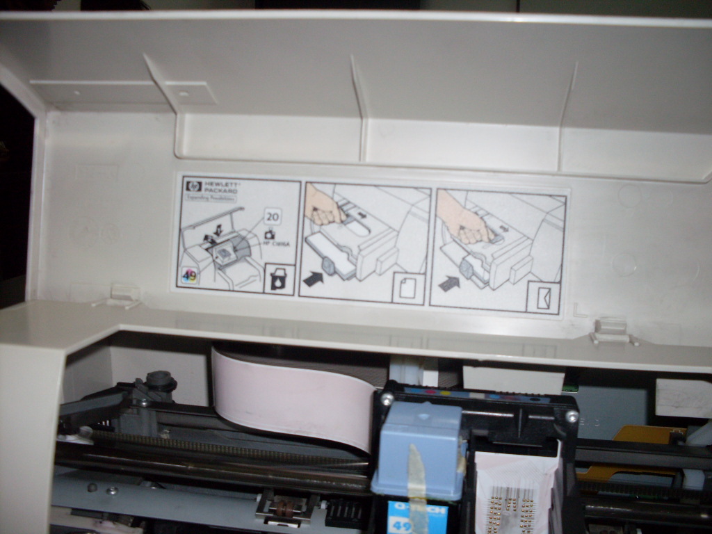 MUNDO DE LA TECNOLOGIA: LABORATORIO IMPRESORA HP 610C
