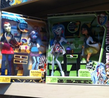monster high: nuevos pack