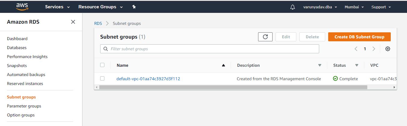 Oracle Database Commands and Practical Examples: AWS - Create RDS ...