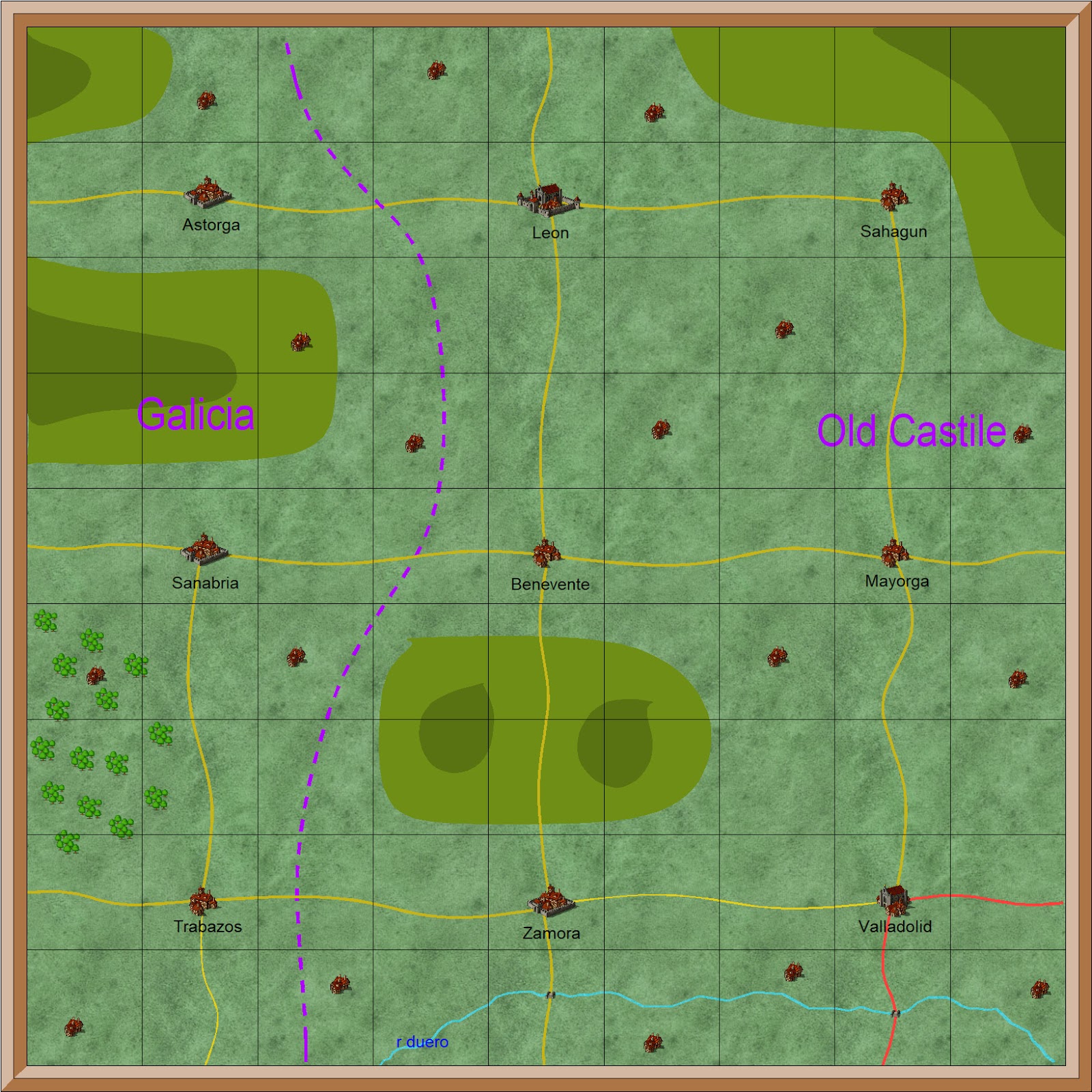 napoleonic wargaming: Campaign Strategic Maps