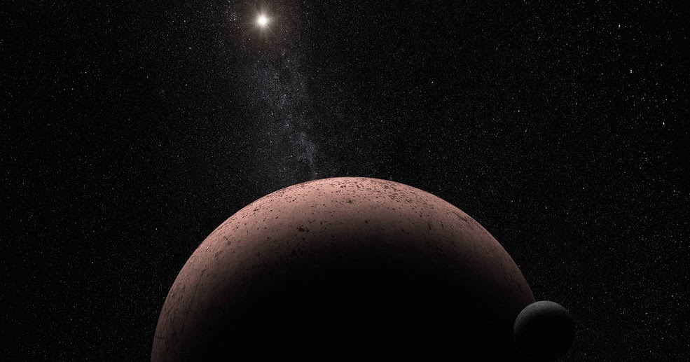 Makemake y su luna MK 2.