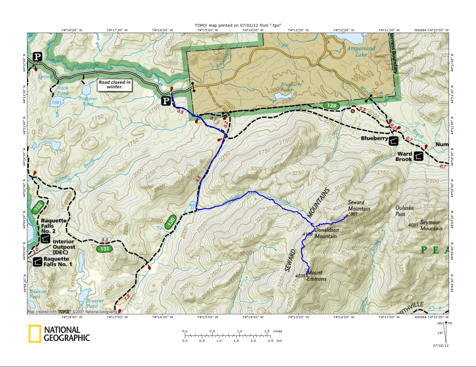 Off on Adventure: The Seward Range - 6/30/12 & 7/1/12