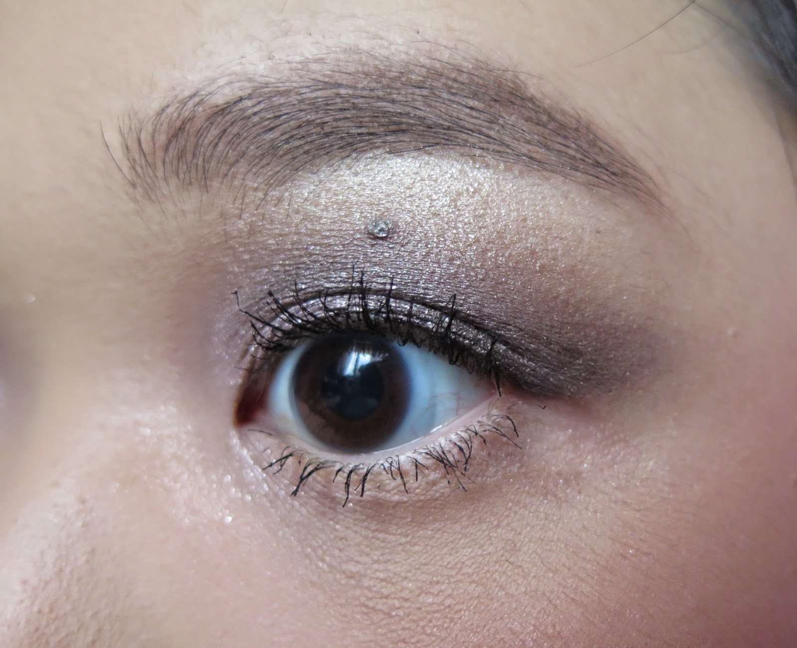 The Blackmentos Beauty Box: Totally taupe eyes with a mauvey rose cheek!